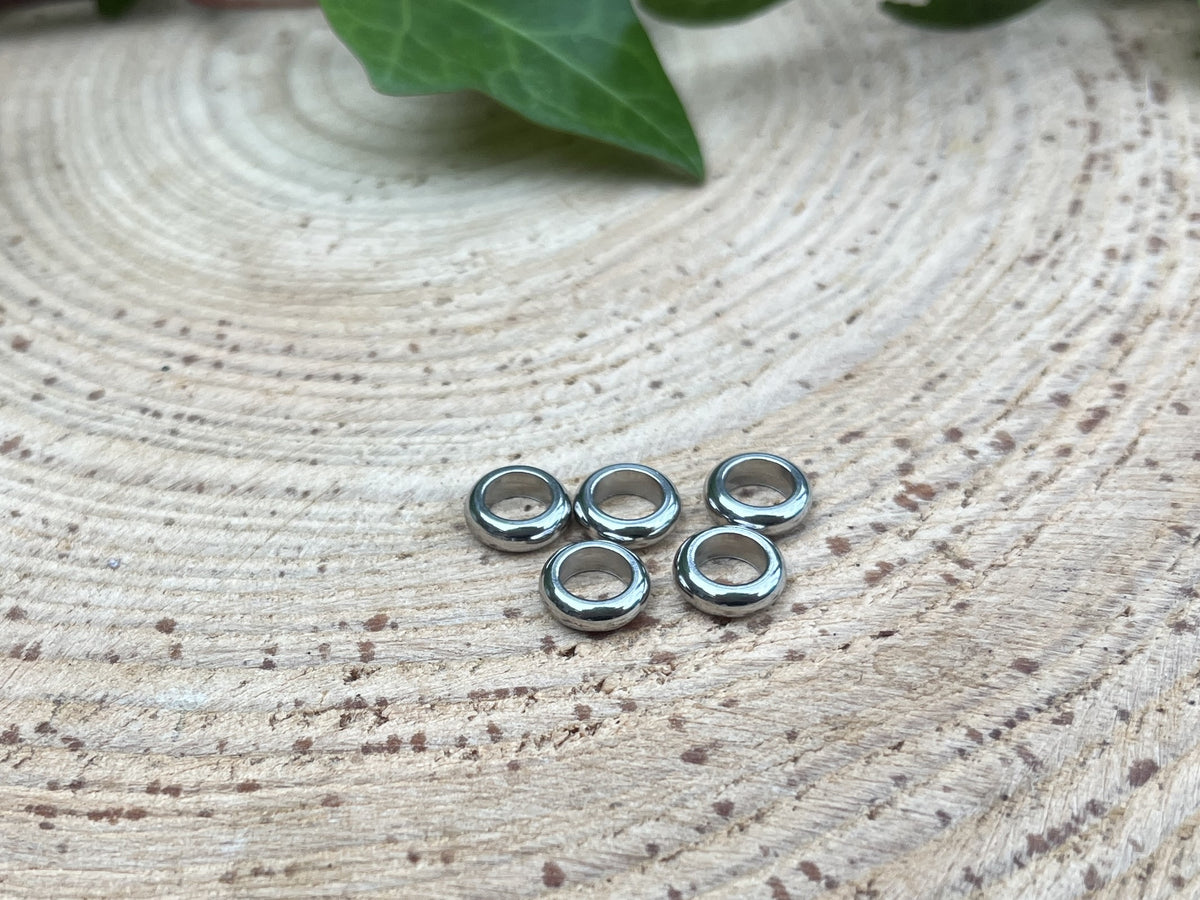 Stainless Steel Dreadlock Bead Rings 3-4mm Hole Size – Hippy Happy ...